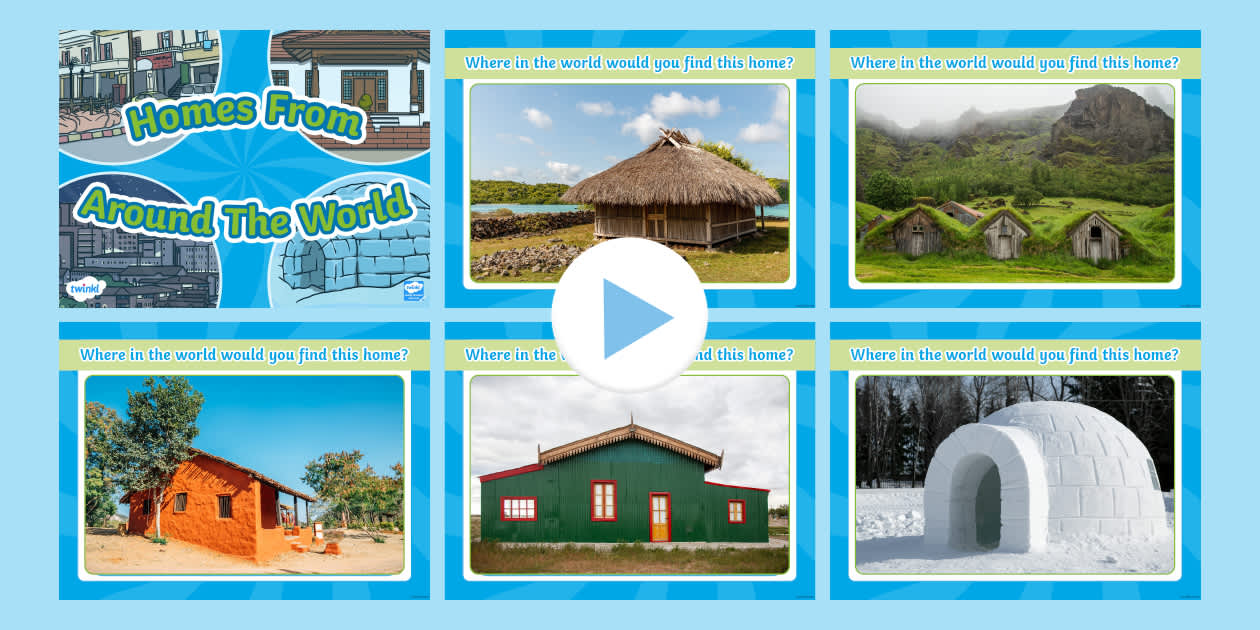 Homes From Around the World PowerPoint (teacher made)