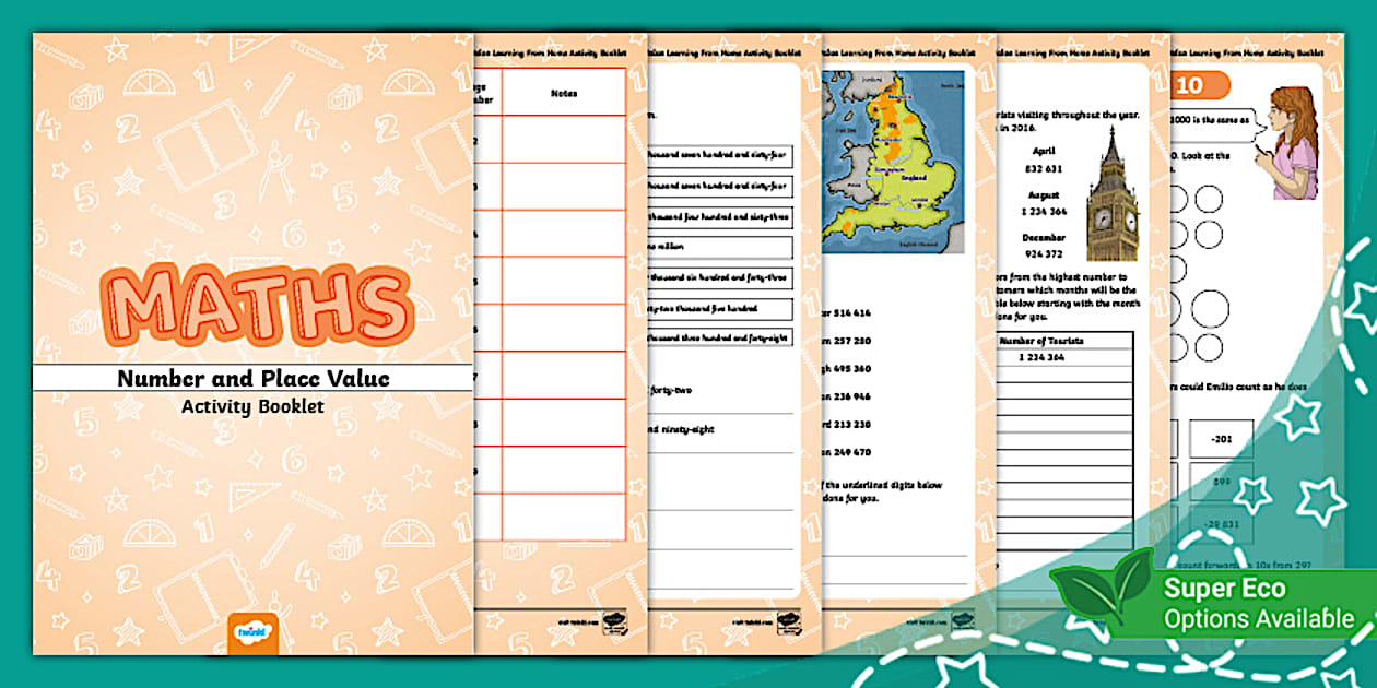 Maths Number and Place Value Activity Booklet Ages 9 - 10