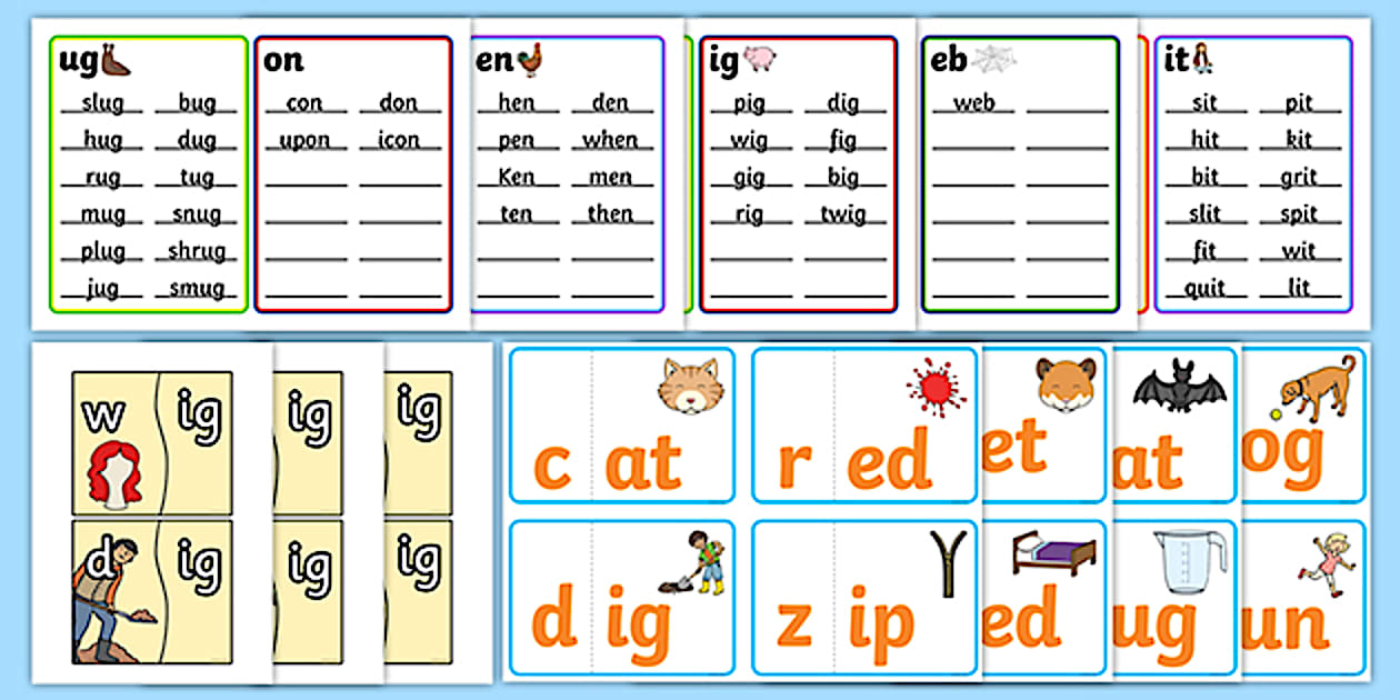 Onset and Rime Activity Pack (Teacher-Made) - Twinkl