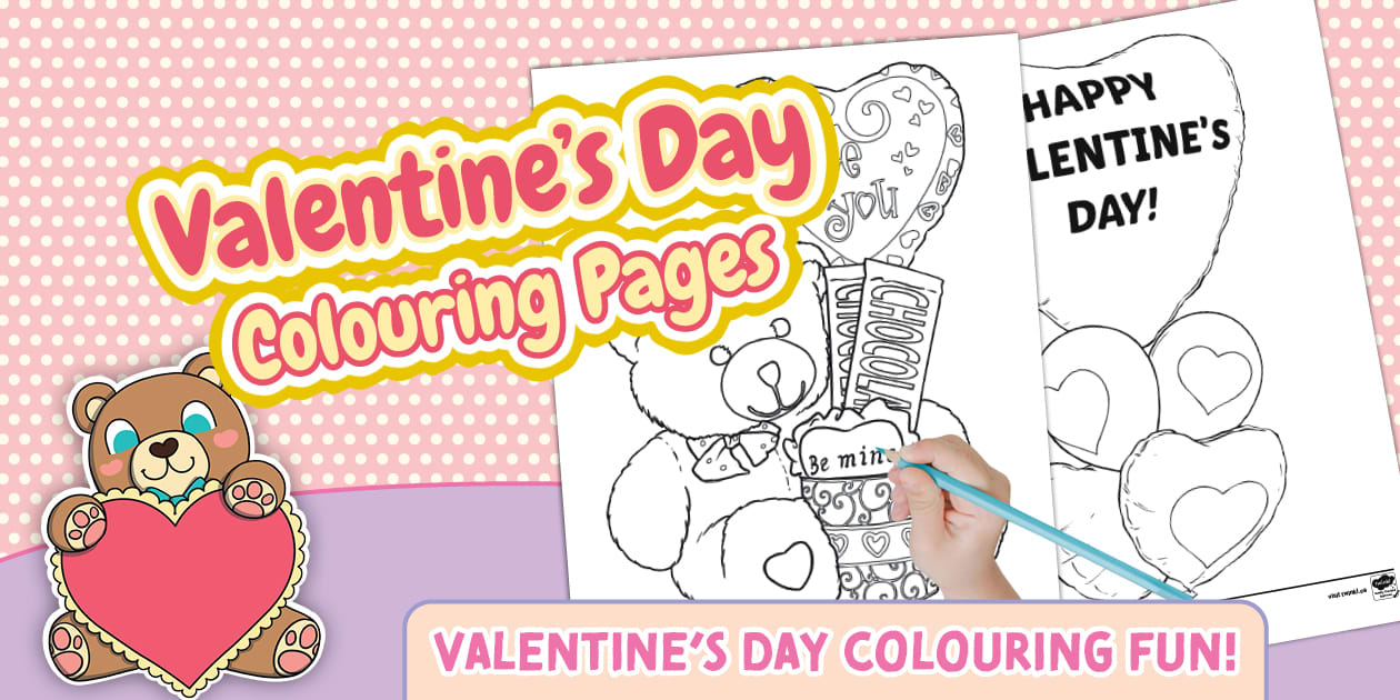 Valentine's Day Colouring Pages