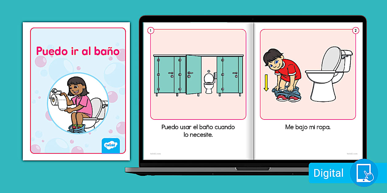 Ebook emergente: Puedo ir al baño (teacher made) - Twinkl