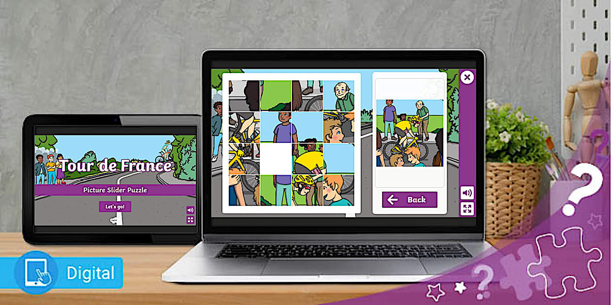 Tour de France Picture Slider Puzzle Game | Twinkl Go!