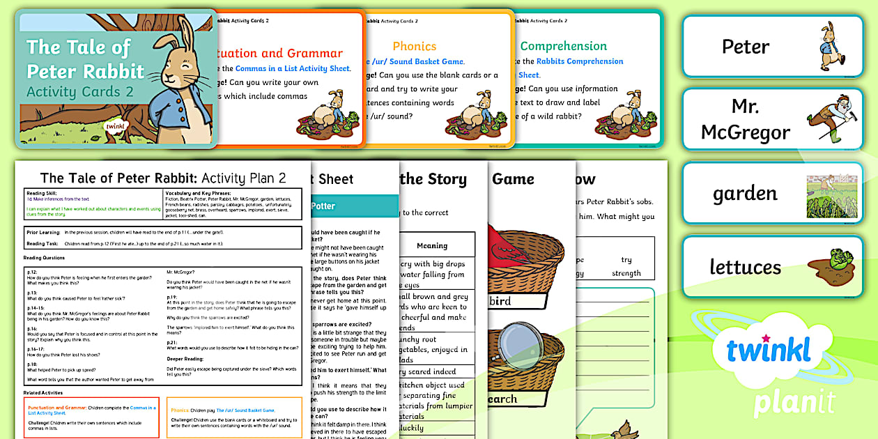 The Tale of Peter Rabbit Guided Reading 2 Y2 - Twinkl