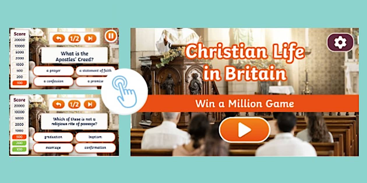 RE: Christian Life in Britain: LKS2 Interactive Quiz
