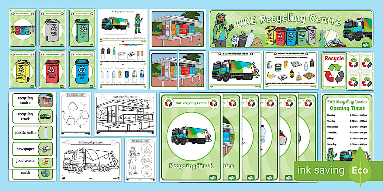 UAE Recycling Centre Role Play Pack (teacher made) - Twinkl