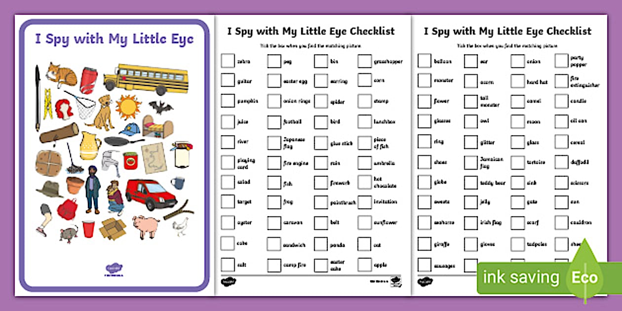 Black and White I Spy With My Little Eye Activity 2 - Twinkl