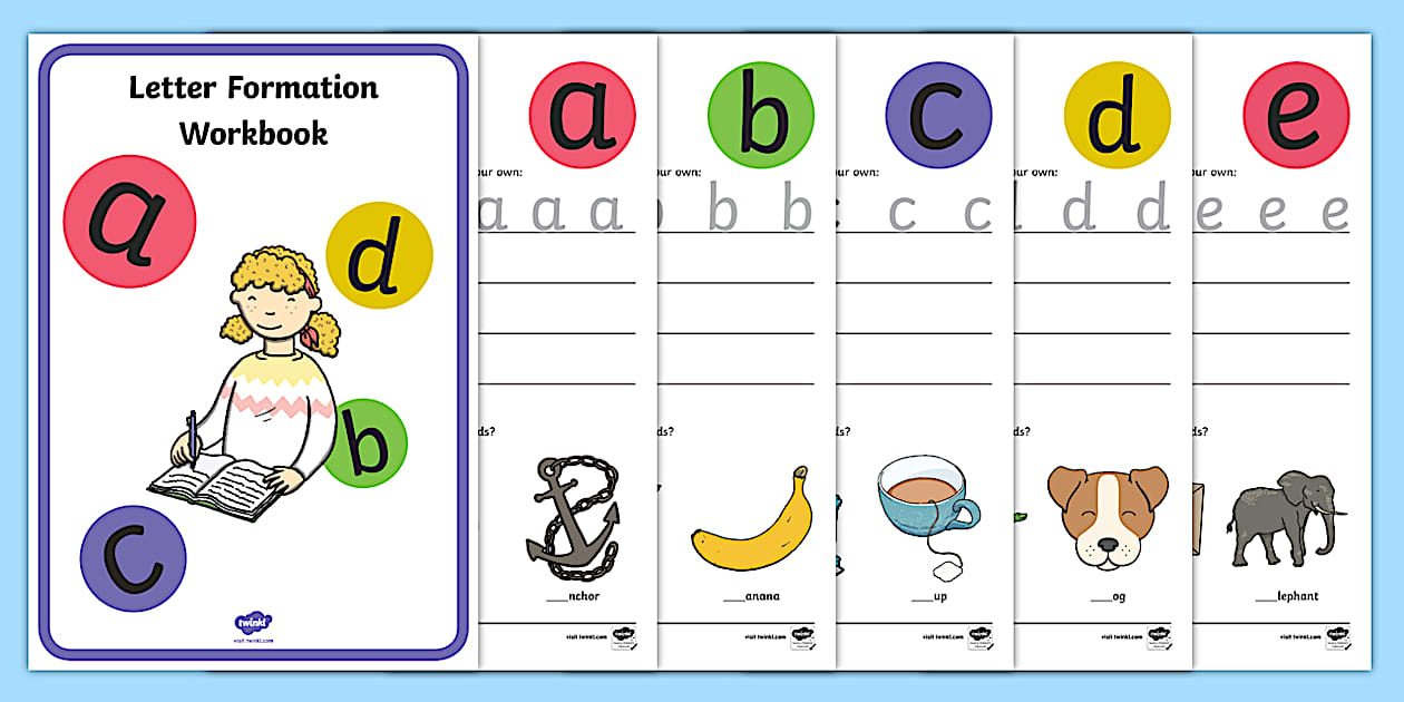 Letter Formation Activity Booklet (teacher made) - Twinkl