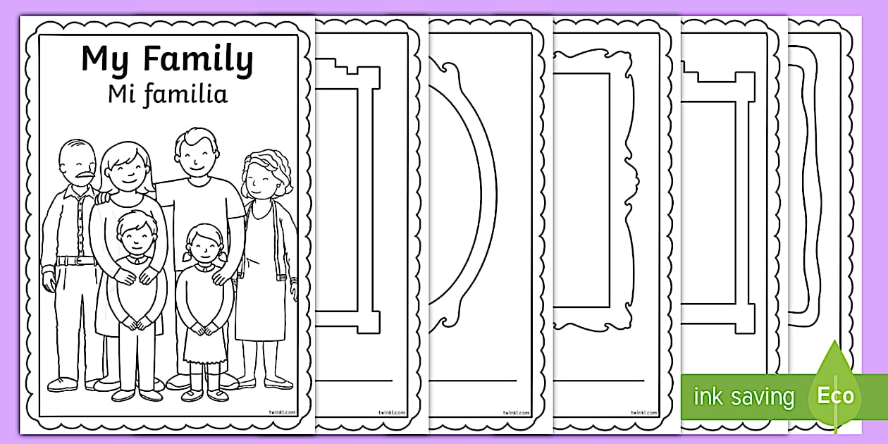 My Family Booklet English/Spanish - My Family Booklet