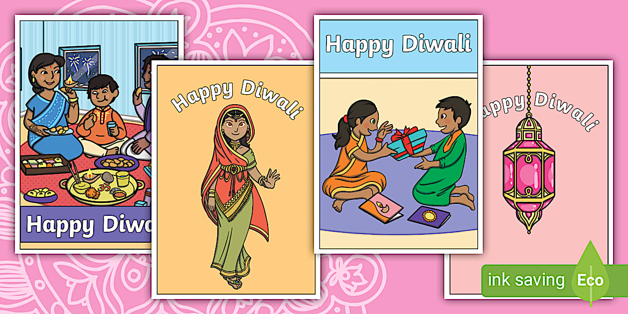 Diwali Card Templates
