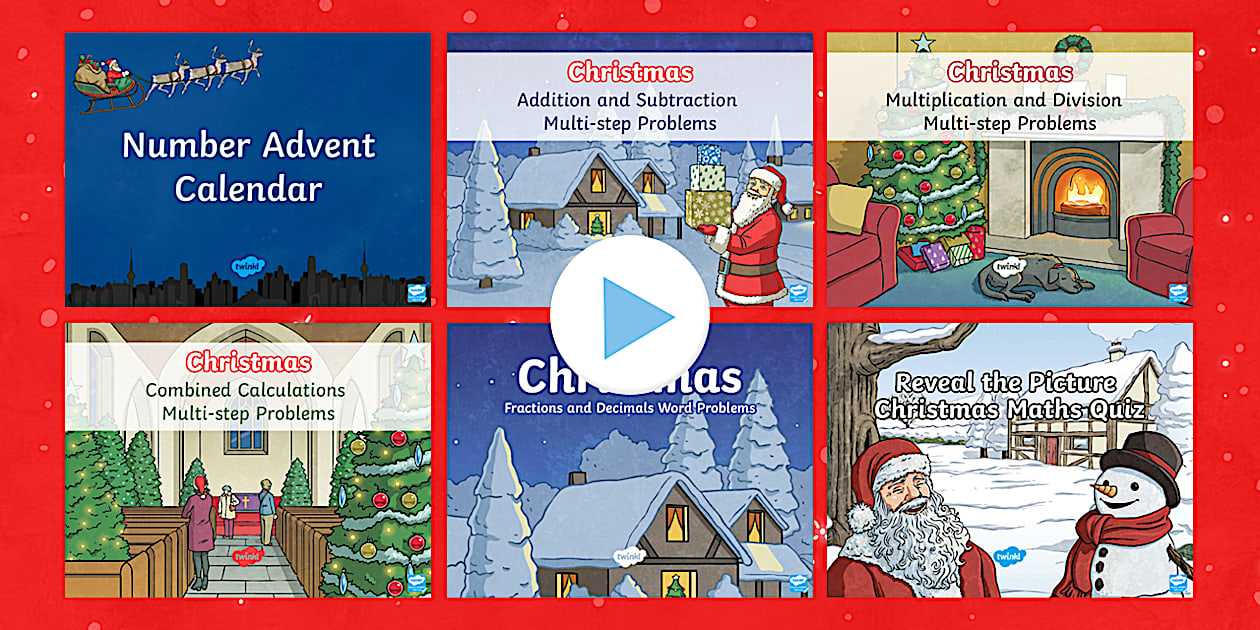 KS2 Christmas Maths Starters | Activity Pack (teacher made)