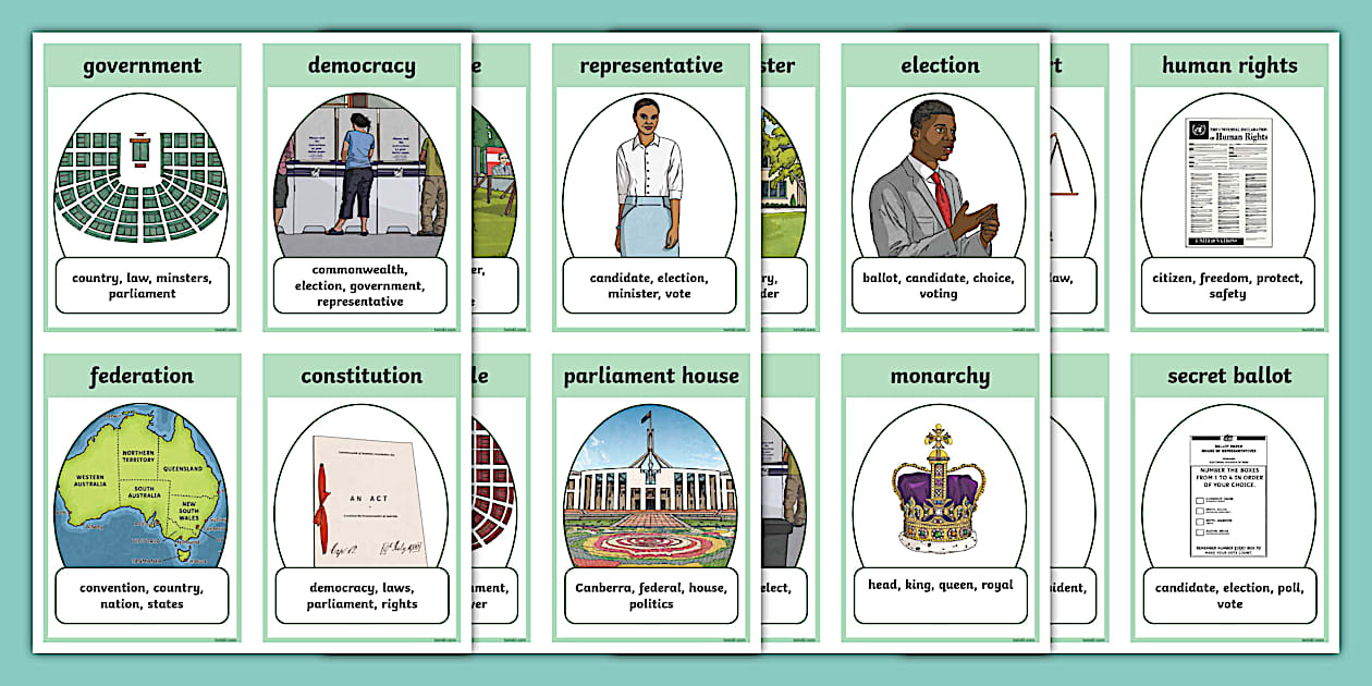 Government and Democracy 'Leave It Out' Game Cards - Twinkl