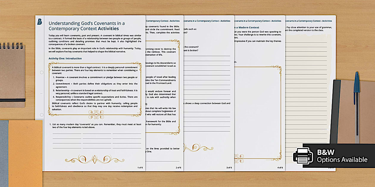 Understanding God’s Covenants in a Contemporary Context