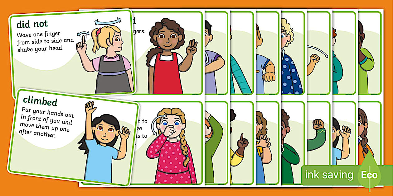 The Three Little Pigs Story with Story Actions Flashcards