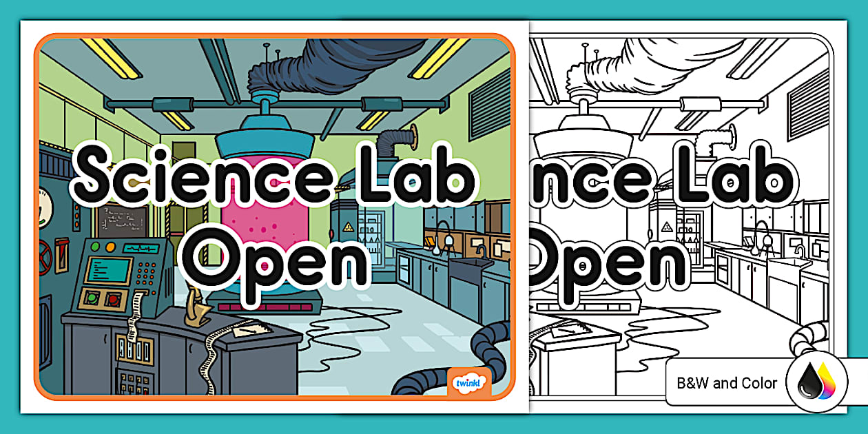 Printable Dramatic Play Science Lab Open Sign | Twinkl USA