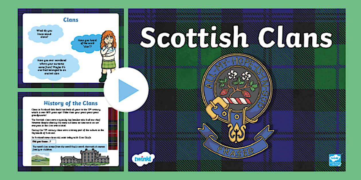 Scottish Clans PowerPoint (teacher made) - Twinkl