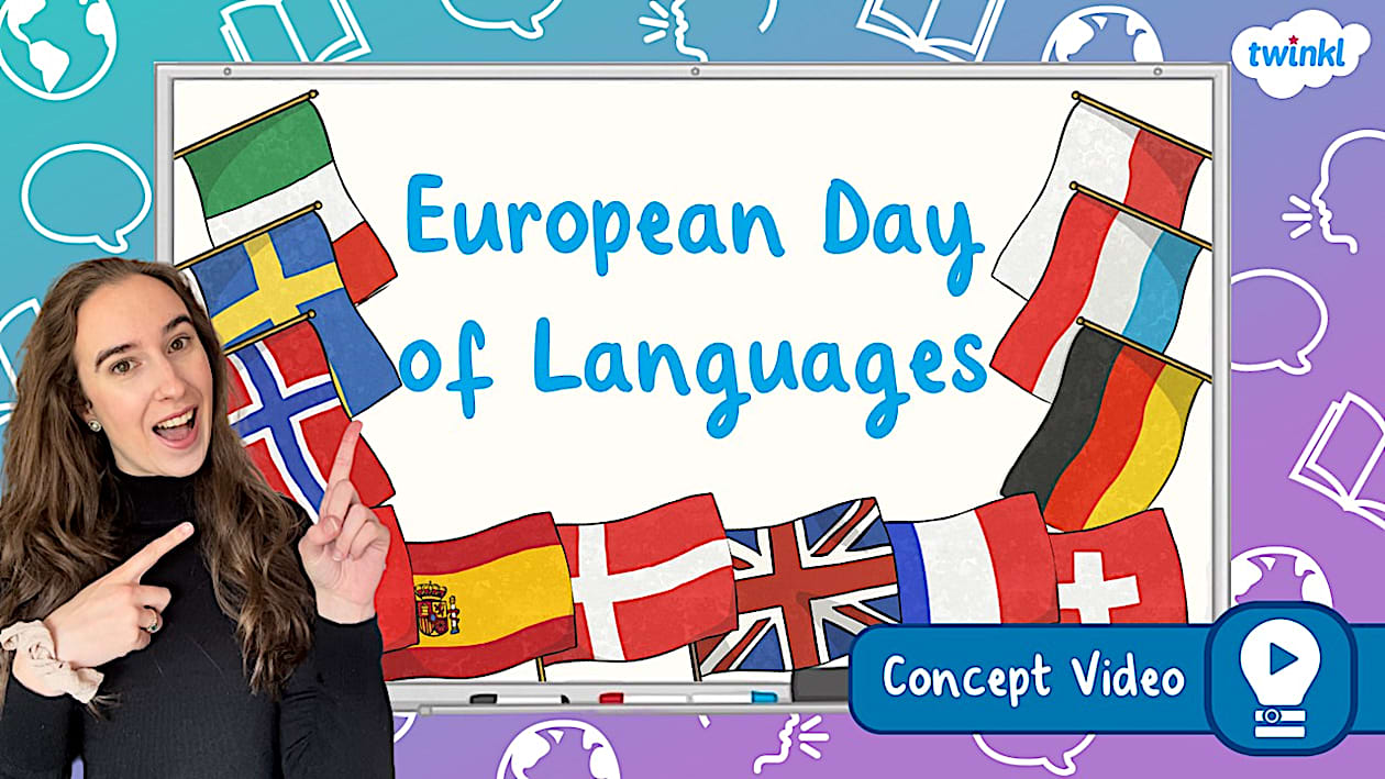 👉 European Day of Languages | Languages Culture Concept Video