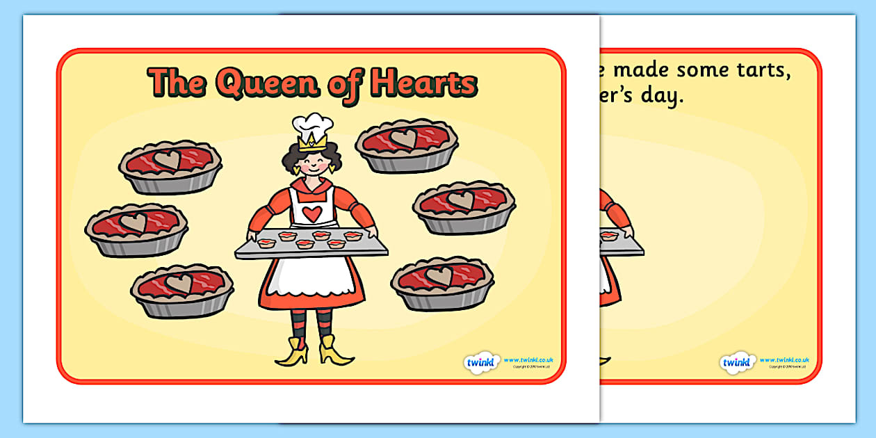 The Queen of Hearts Sequencing (Teacher-Made) - Twinkl