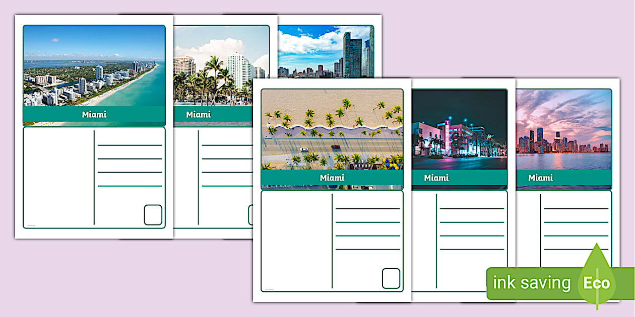 Miami Postcards| Twinkl Resource| Writing Lesson - Twinkl