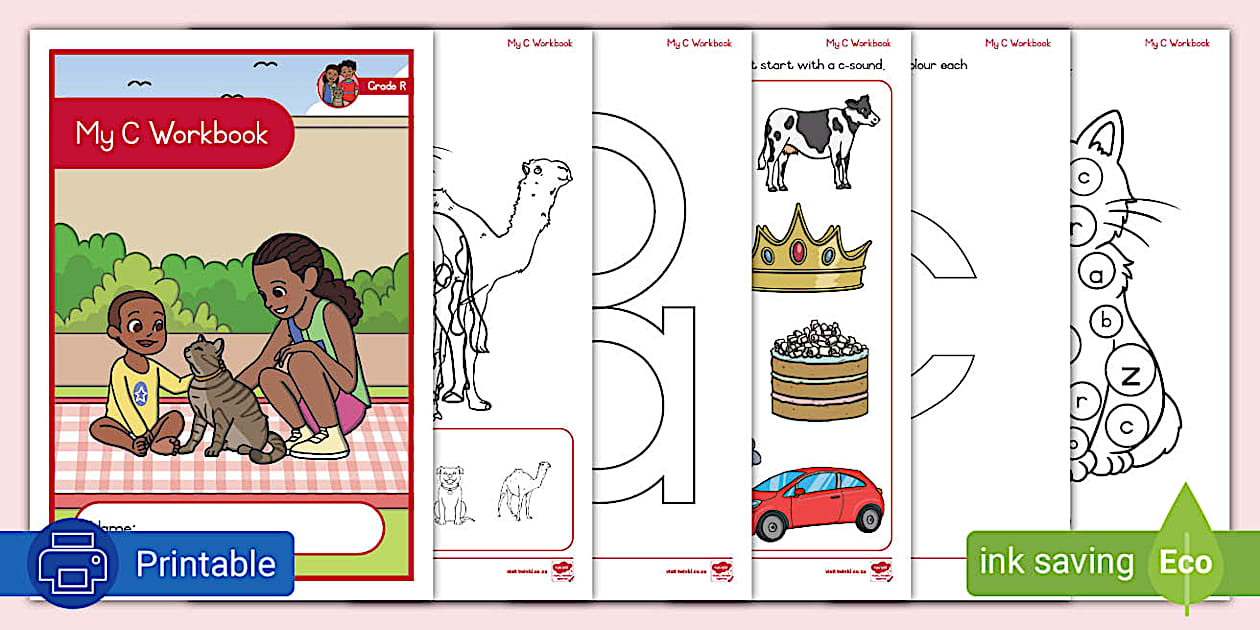Grade R Phonics - Workbook - Letter c (CAPS Aligned)