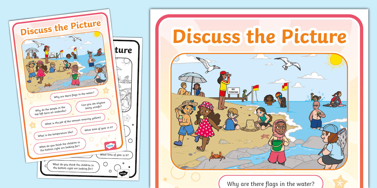 Discuss the Holiday Scene Picture Prompt