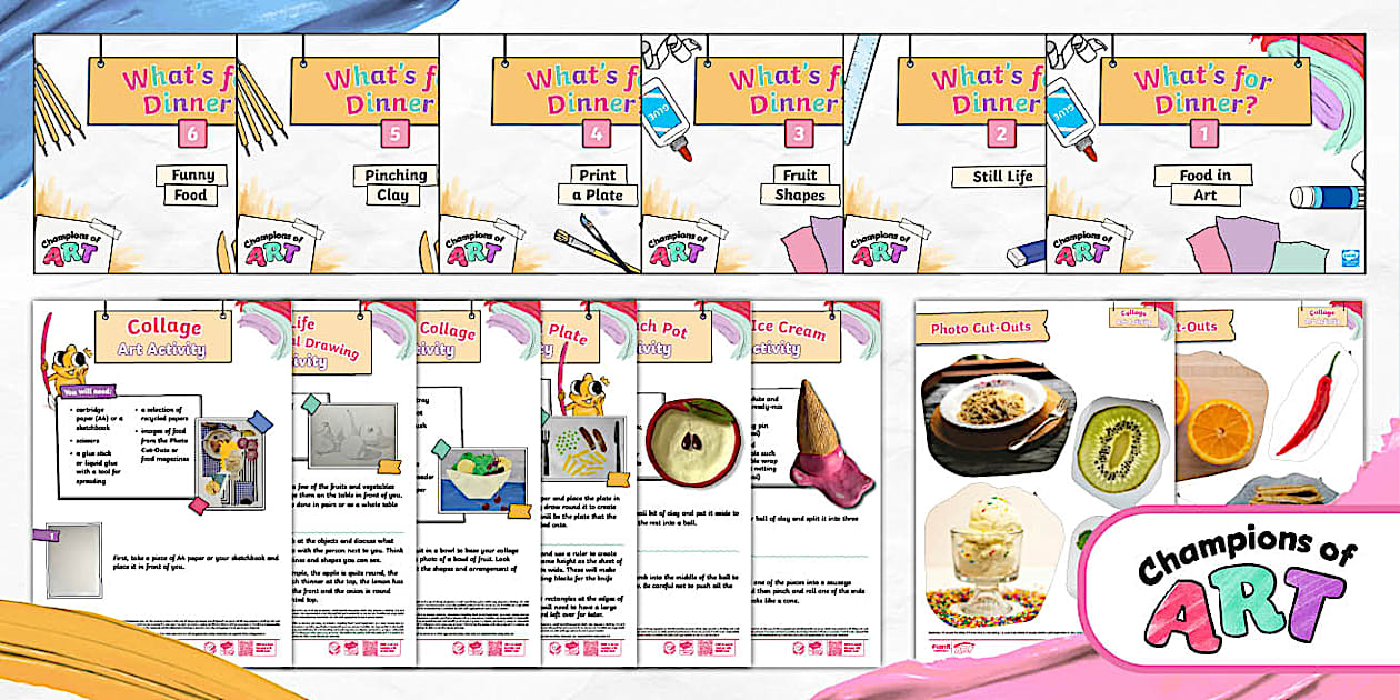 KS1 Art Lesson Pack: What's for Dinner?