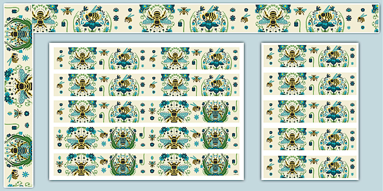 Bee-Themed Display Border (teacher made) - Twinkl