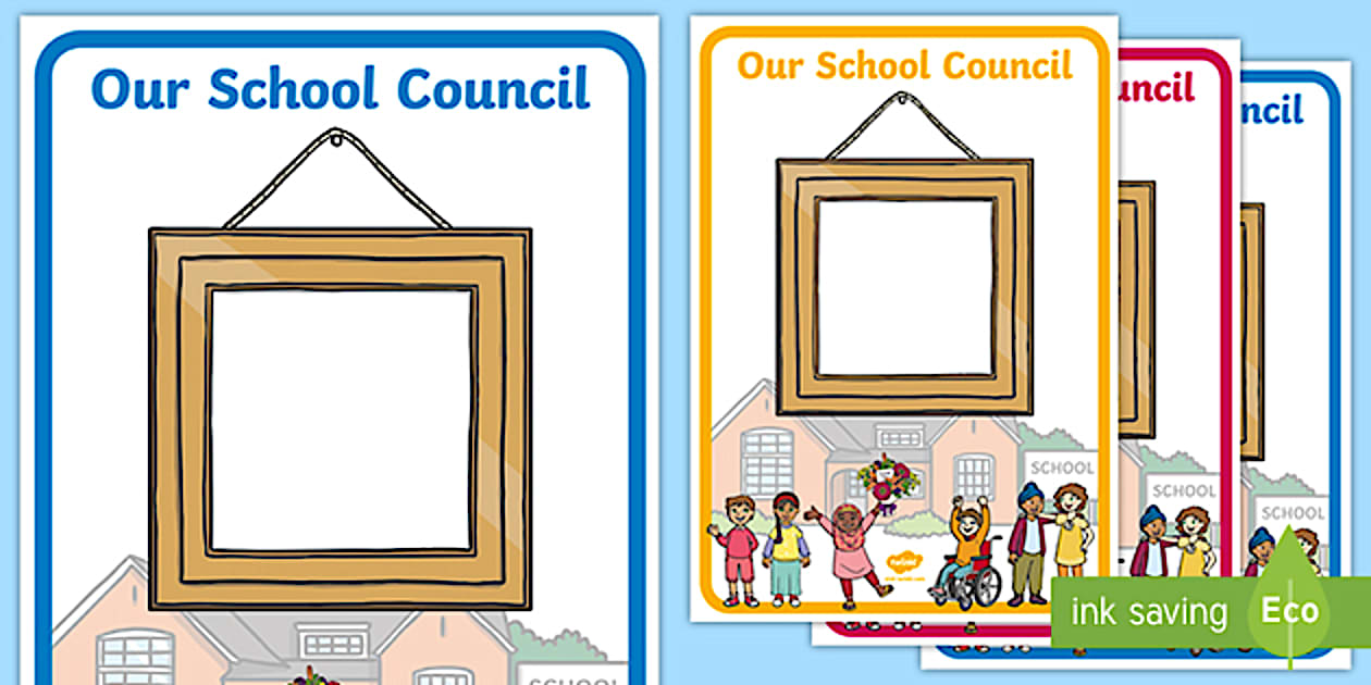 👉 School Council Poster Ideas – Editable School Council Poster