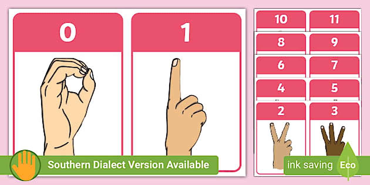 Auslan Numbers 0-30 Flashcards (teacher made) - Twinkl