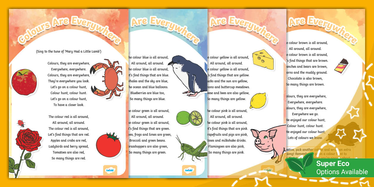 Colours Are Everywhere | A Colour-Themed Song for Kids