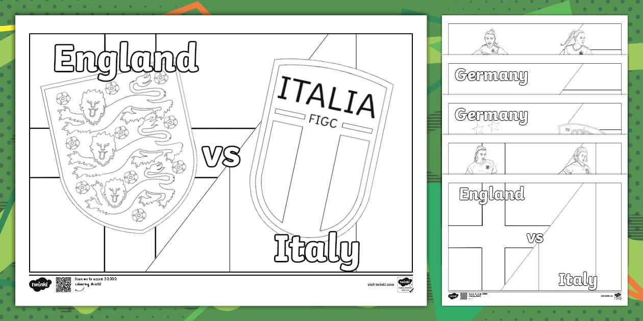 Women's Euros 2025 Colouring Pages (teacher made) - Twinkl