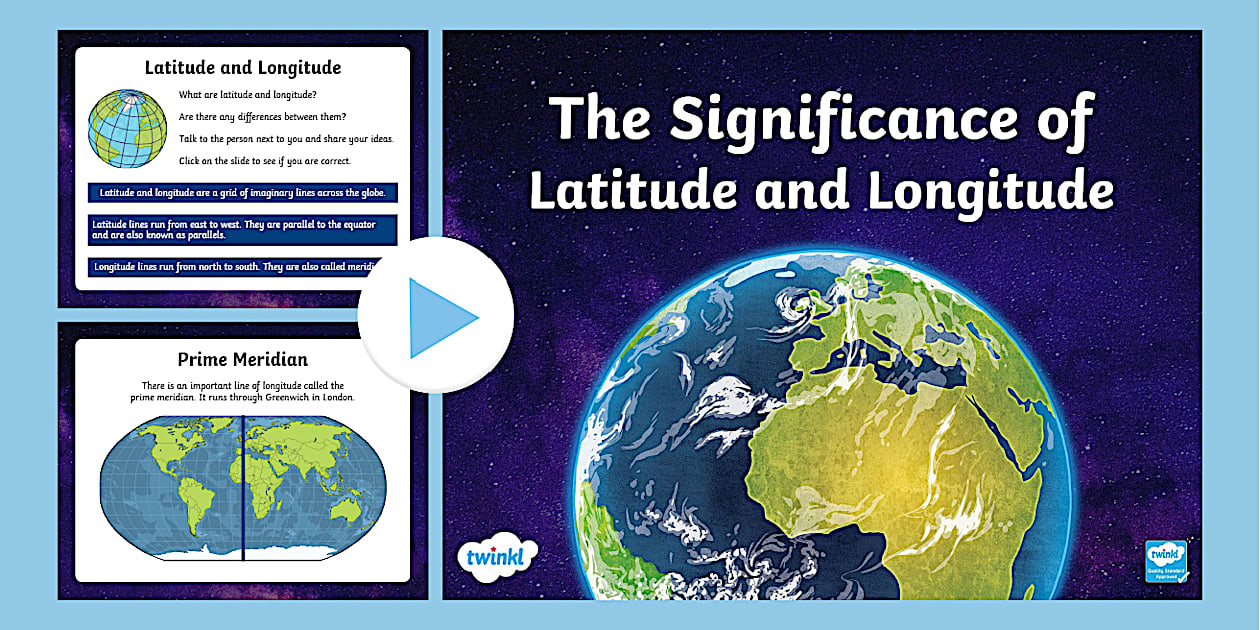 Significance of Latitude and Longitude PowerPoint - KS2