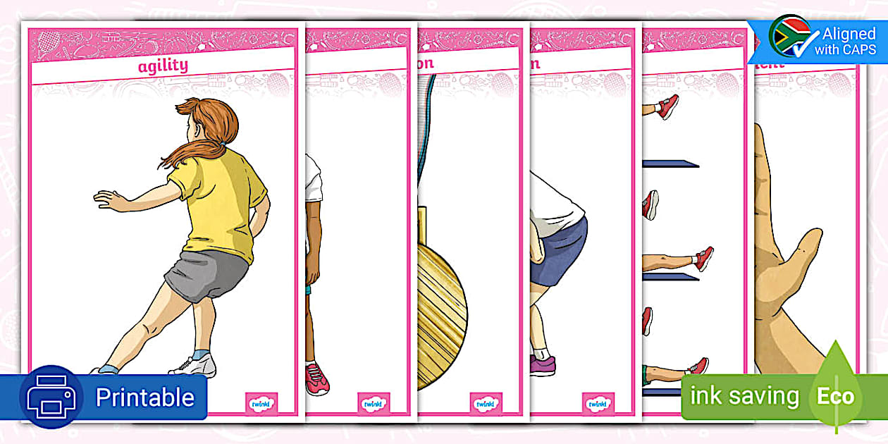 Grade 5 Physical Education Circuit Training Display Poster