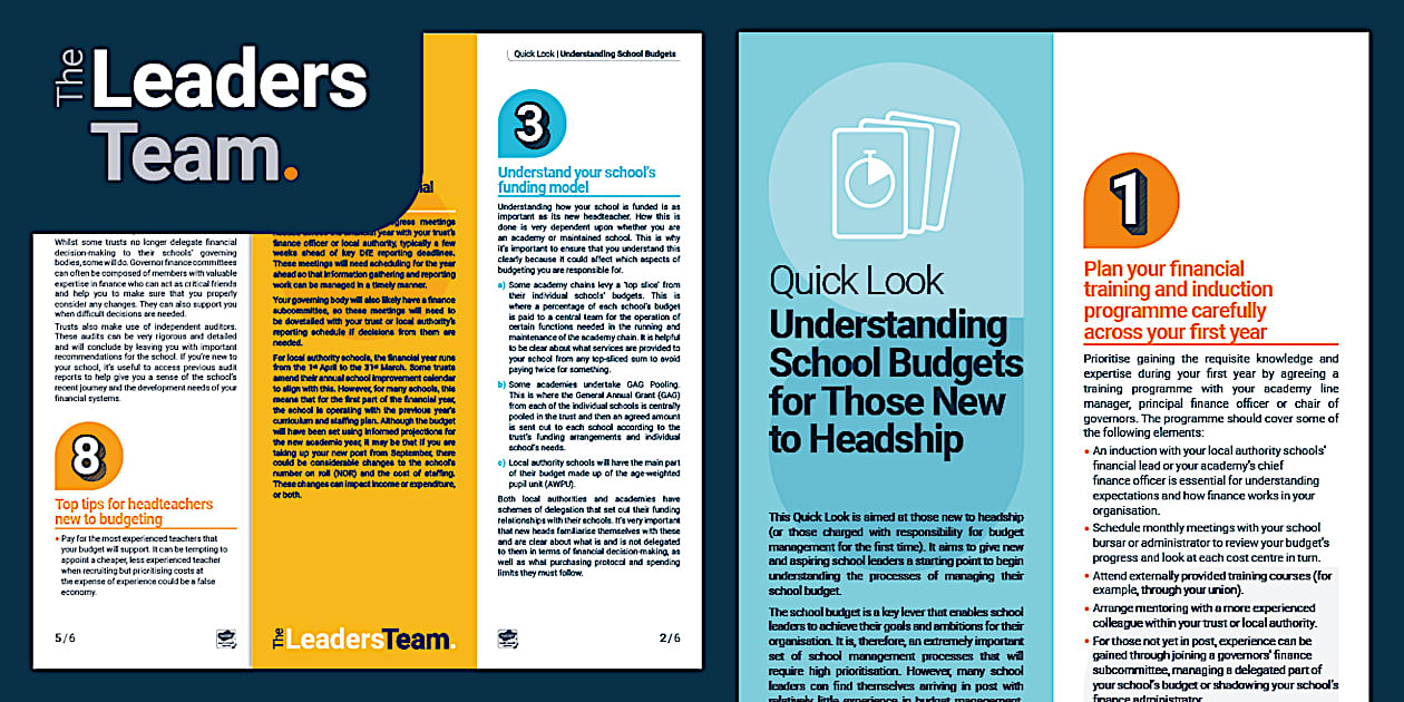 How does my school budget work? (Lehrer gemacht) - Twinkl