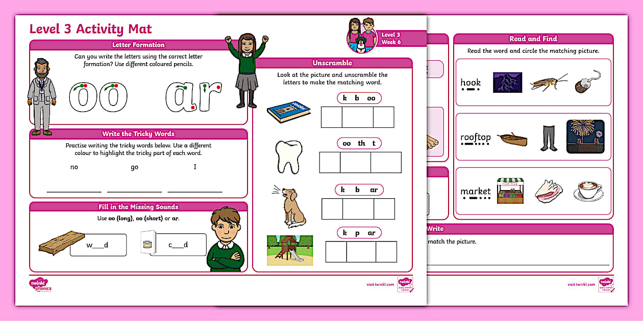 Level 3 Week 6 Activity Mat-Primary Resources - Twinkl
