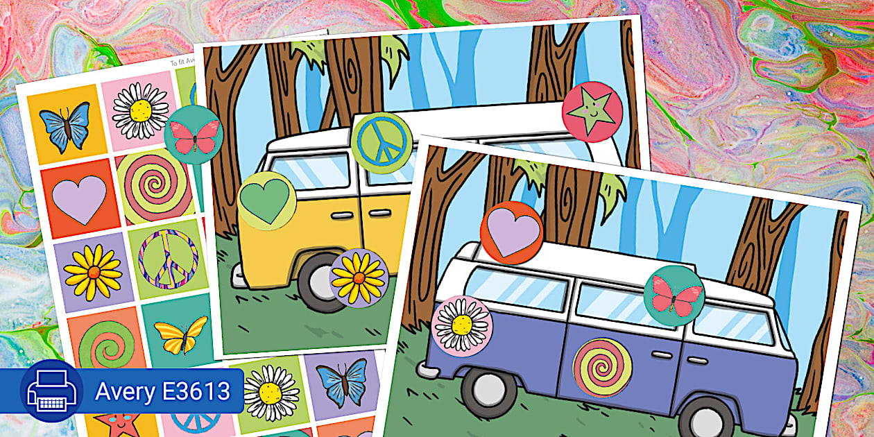 Summer Holiday - Camper Van - Summer Stickers (teacher made)