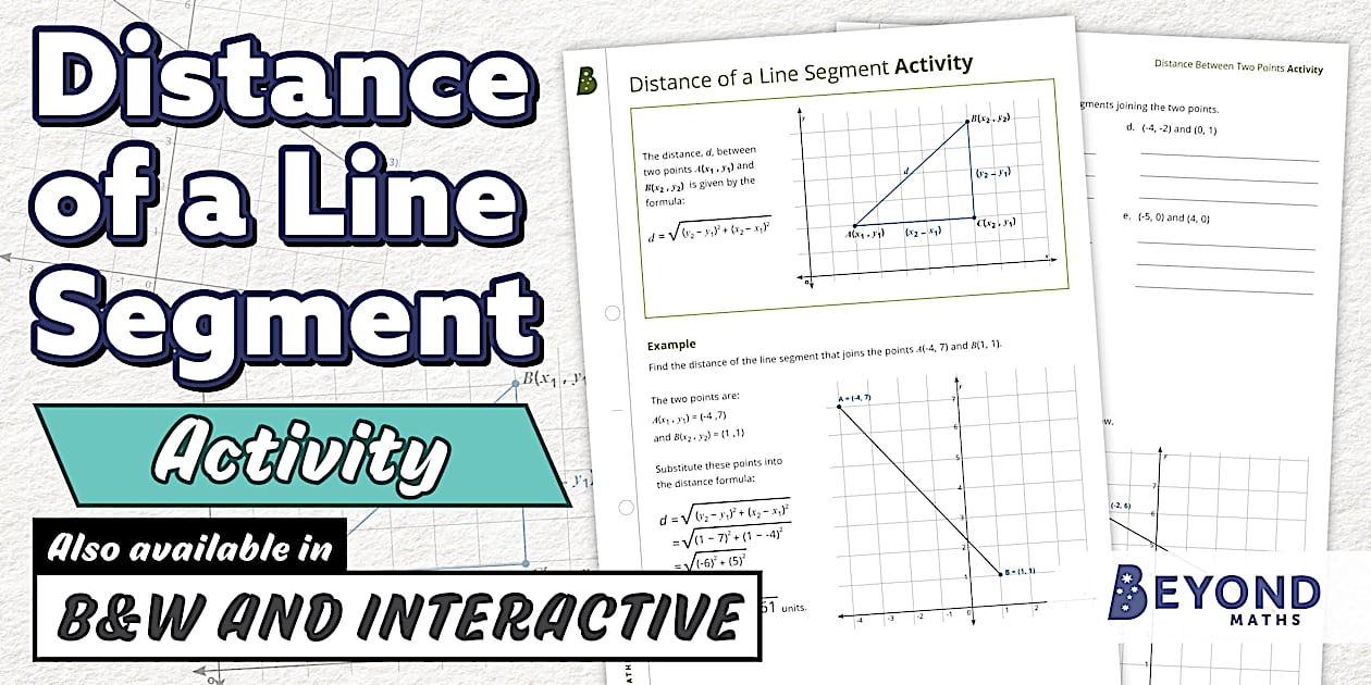 Distance Between Two Points Activity