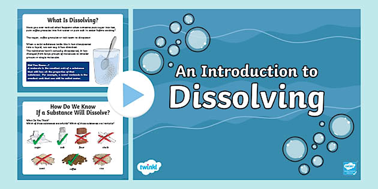 An Introduction to Dissolving PowerPoint (teacher made)