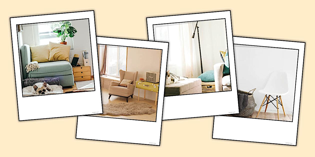 Home Corner Instant Photo Style Display Images - Twinkl