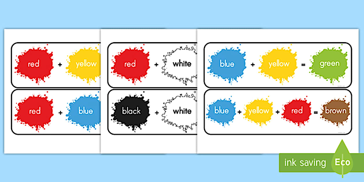 Color Mixing Pack (Teacher-Made) - Twinkl