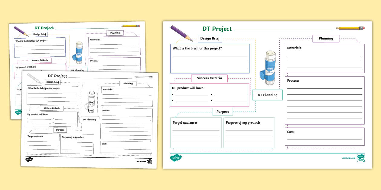 DT Planning Mind Map - Twinkl Design and Technology