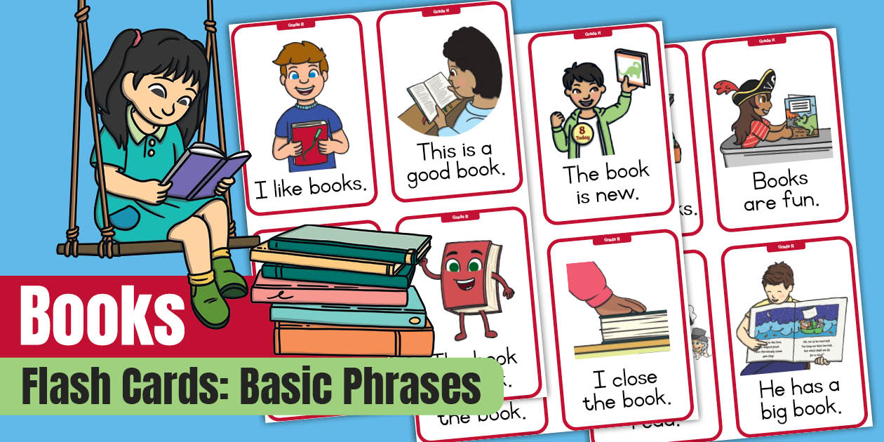 Grade R LS Flash Cards: Basic Phrases - Books (CAPS Aligned)