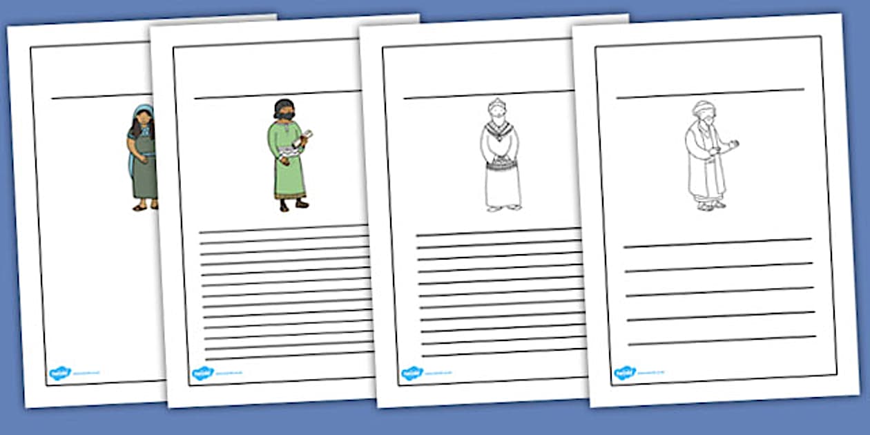 The Story of Esther Writing Frames