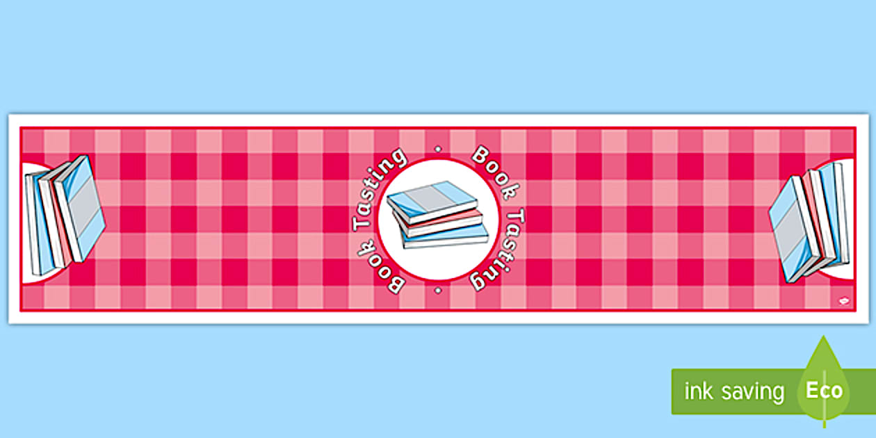 Book Tasting Table Runners (teacher made) - Twinkl