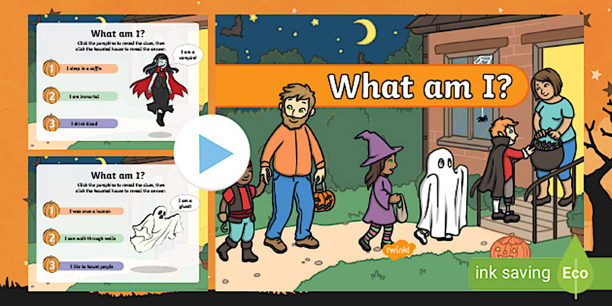 Halloween What Am I PowerPoint (teacher made) - Twinkl