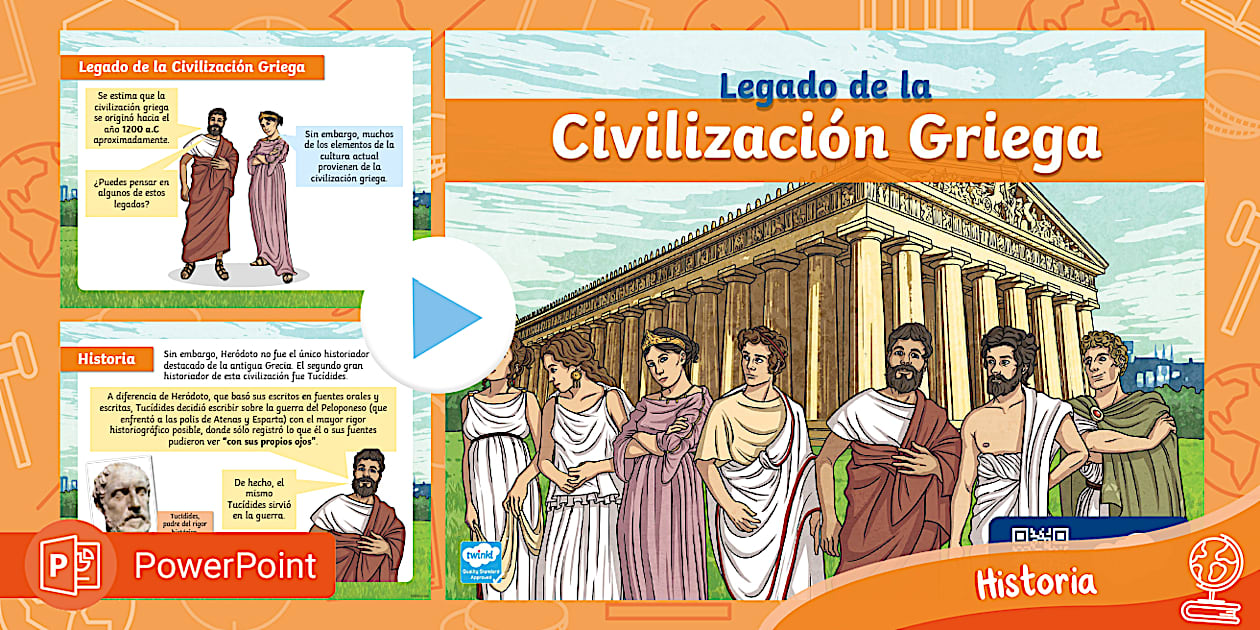 PowerPoint | Legado Civilización Griega | Historia Universal