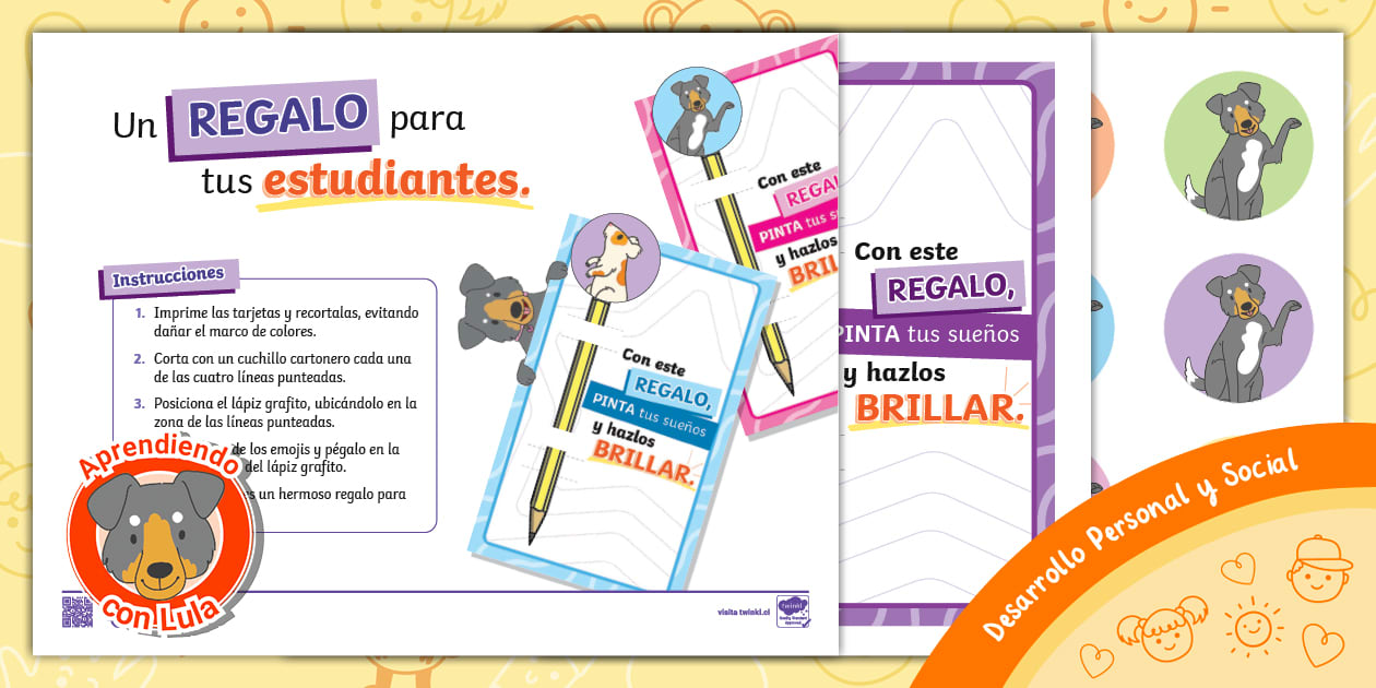 Manualidad | Regalo | Primer | Día de Clases | Lula | Amigos