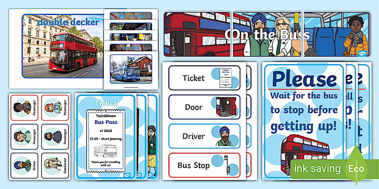 On the Bus Role-Play Pack | Twinkl (teacher made) - Twinkl