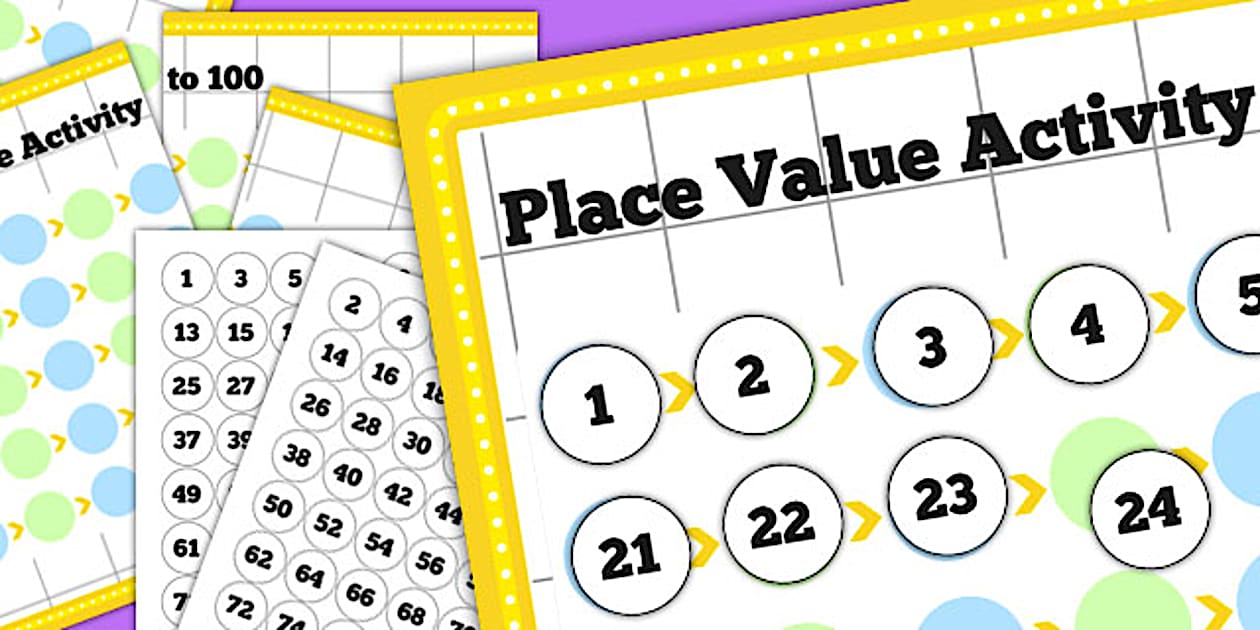 Place Value Activity to 100 (teacher made) - Twinkl