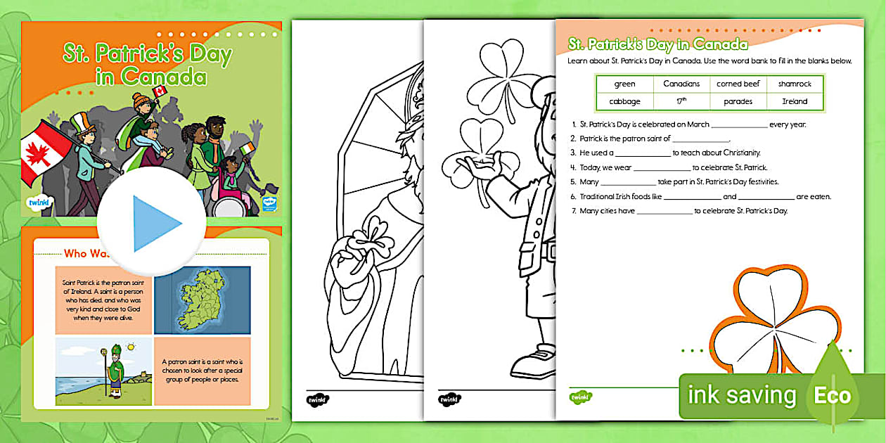 St. Patrick's Day in Canada Primary Taster Pack