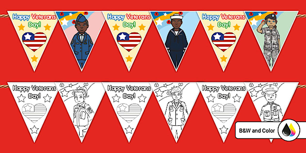 Veterans Day Signs to Print | Veterans Day | Twinkl USA